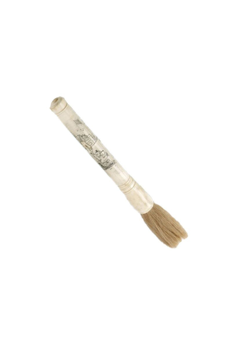 Natural Jade Calligraphy Brush - Marie Flanigan