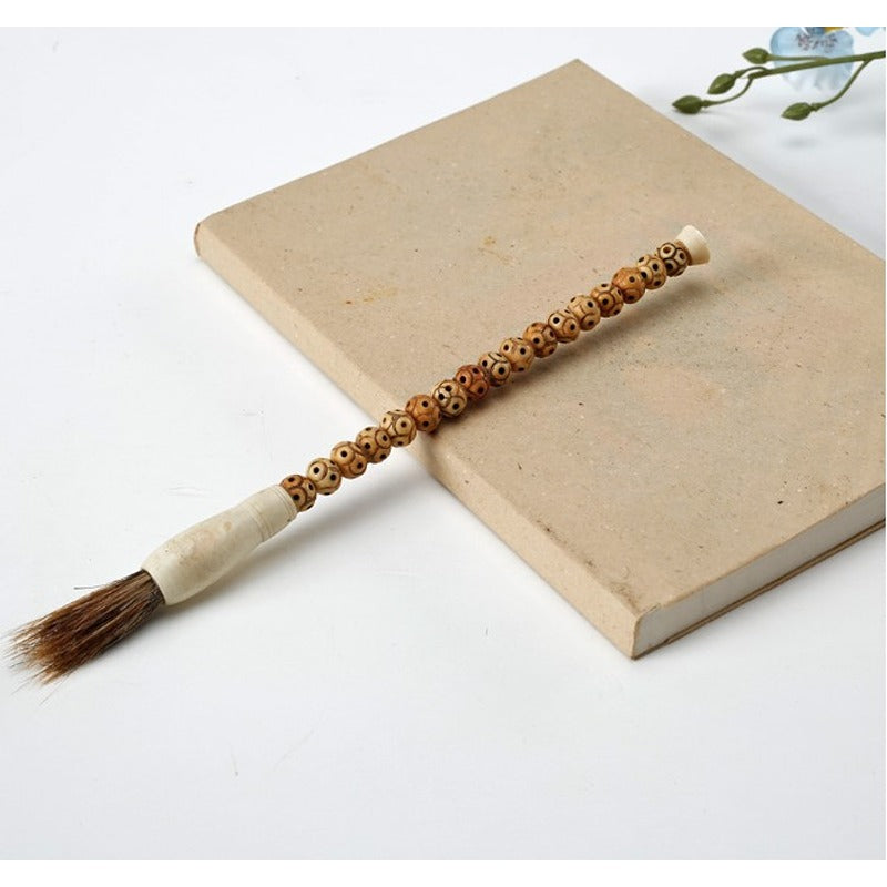 Carved Bone Calligraphy Brush - Marie Flanigan