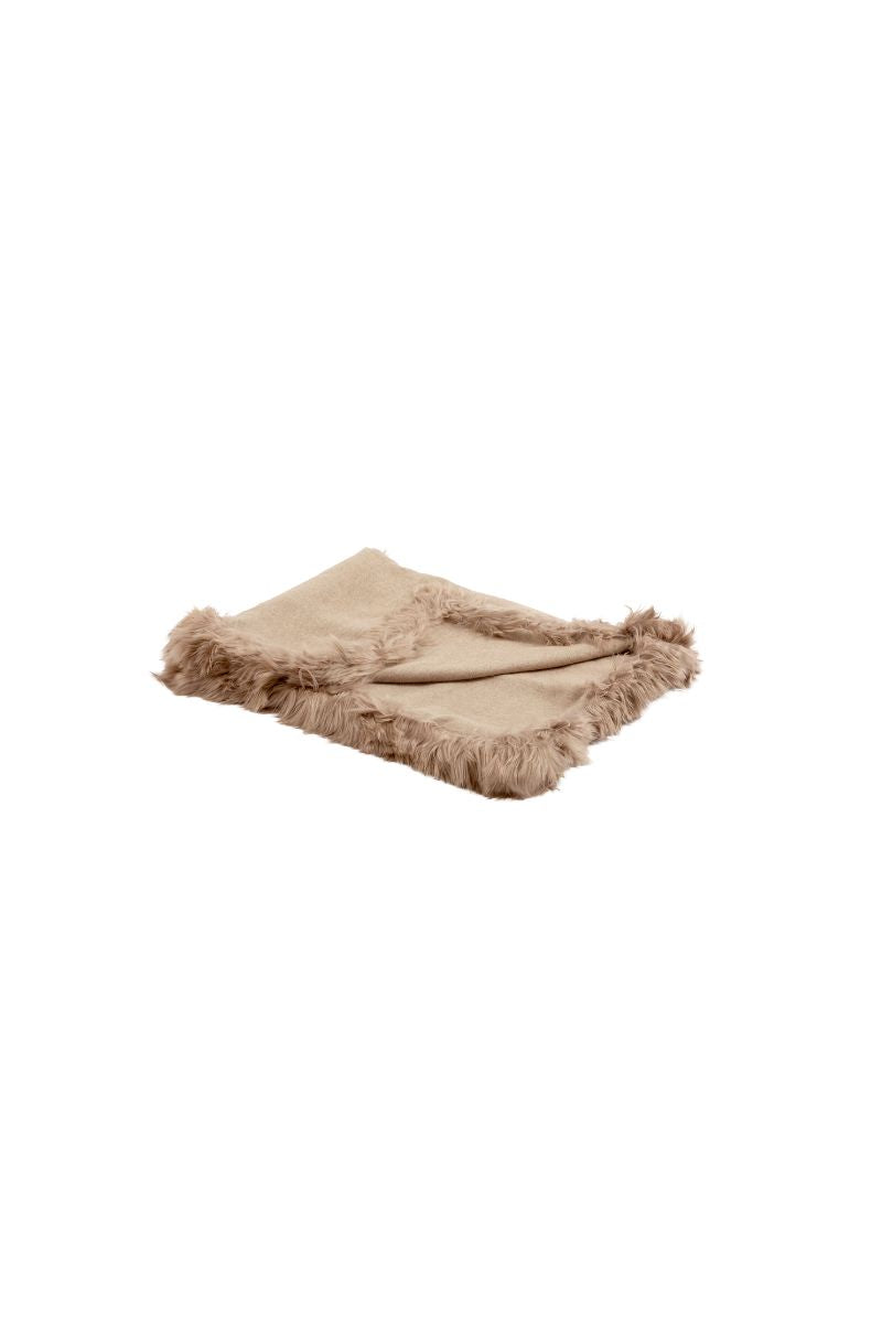 Alpaca Throw With Alpaca Trim - Marie Flanigan