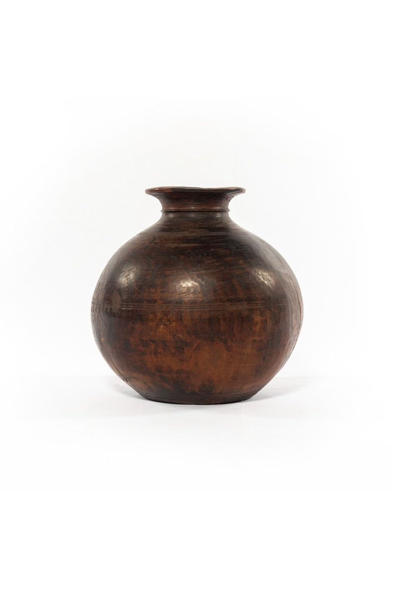 Found Wooden Jar - Marie Flanigan